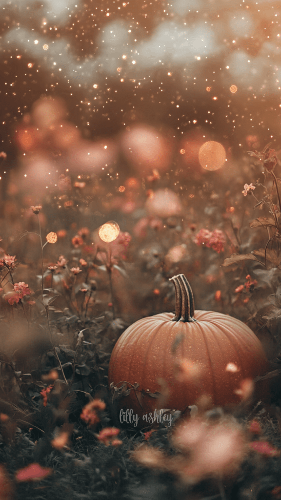 Pumpkin Sunrise: Free Fall Phone Wallpapers
