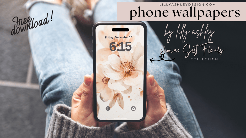 Soft Florals: Free Elegant Phone Wallpapers for Effortless Style ...