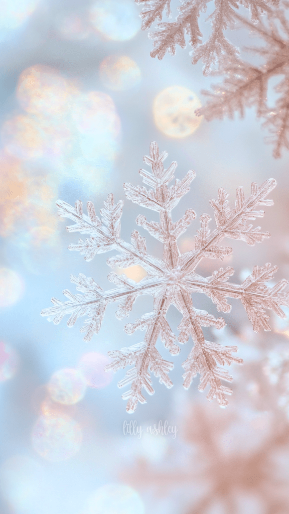 Snowflake Winterscape Wallpaper Collection - Lilly Ashley Design