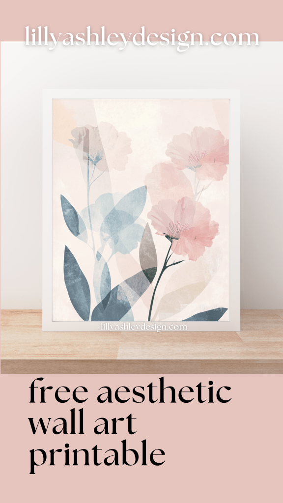 Free Serene Floral Wall Art Printables – Instant Download! 🌸 - Lilly ...