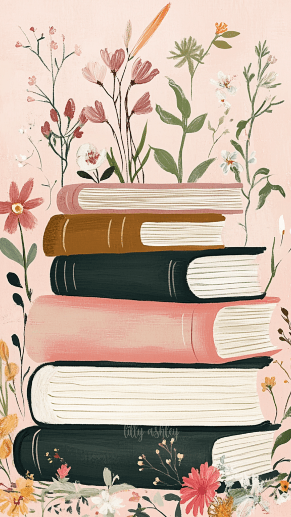New Additions to Free Phone Wallpapers: Floral Book Club 3 - Lilly ...