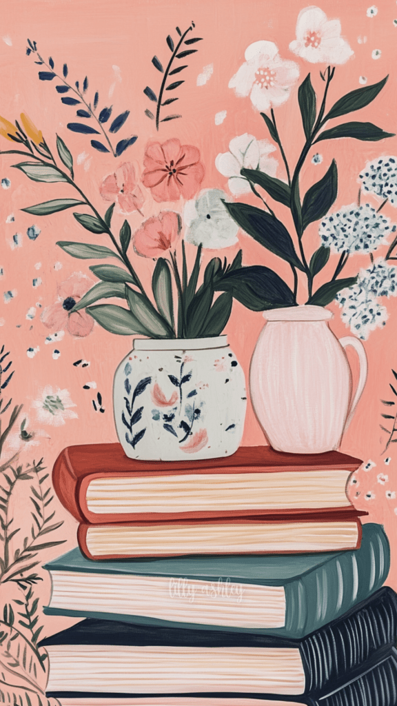 New Additions to Free Phone Wallpapers: Floral Book Club 3 - Lilly ...
