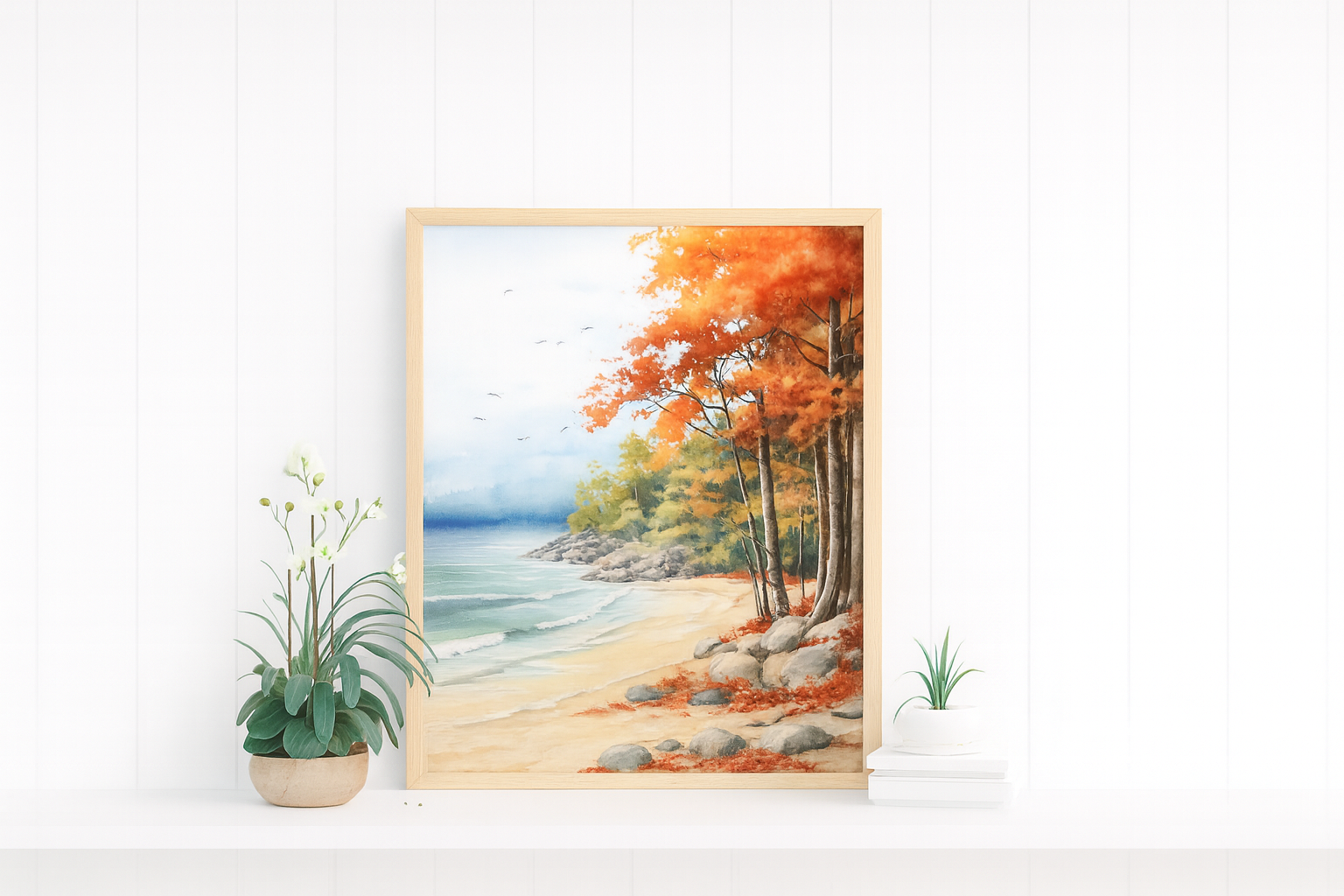 🍂 Coastal Calm Meets Autumn Charm: Fall Beach Printable Returns for the ...